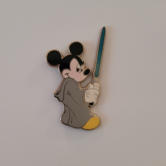 Disney | Jewelry | Disney Mickey Mouse Jedi Pin | Poshmark